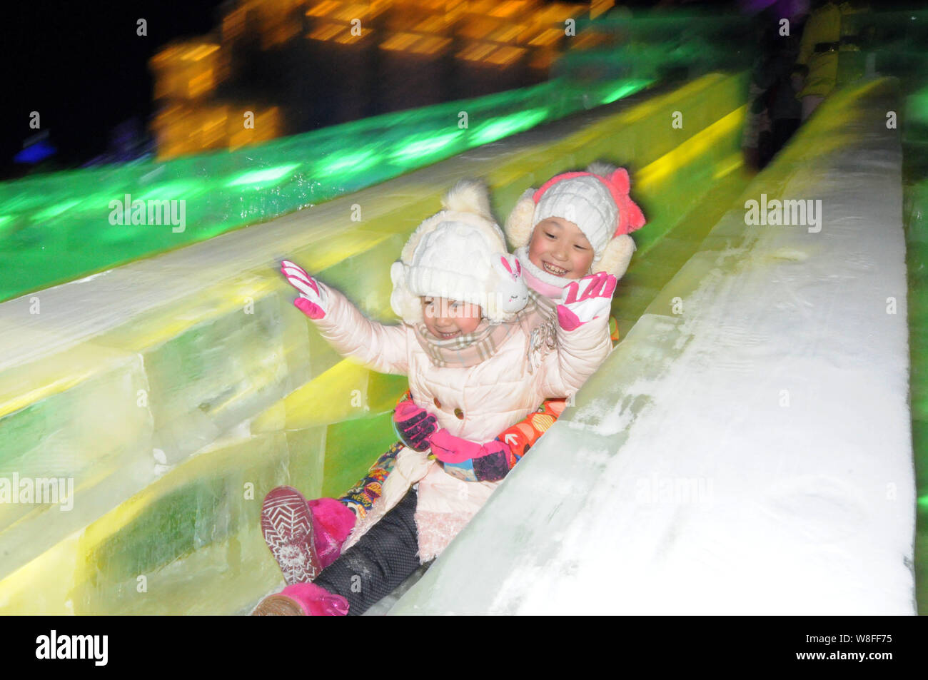 Harbin ice festival slide hi-res stock photography and images - Alamy