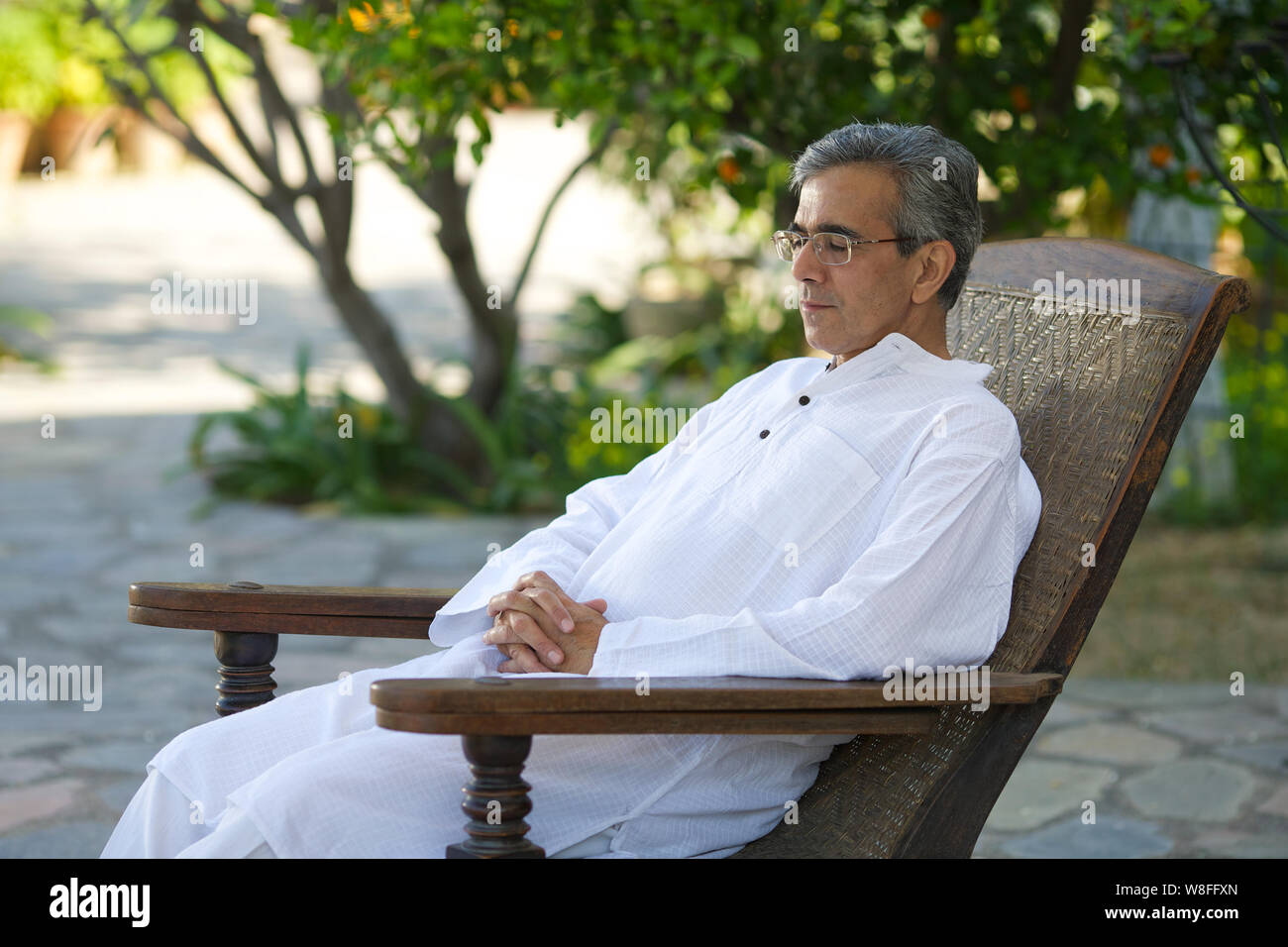 Old man napping hi-res stock photography and images - Alamy