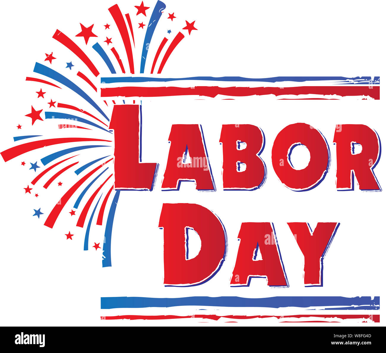 American flag fireworks Cut Out Stock Images & Pictures - Alamy