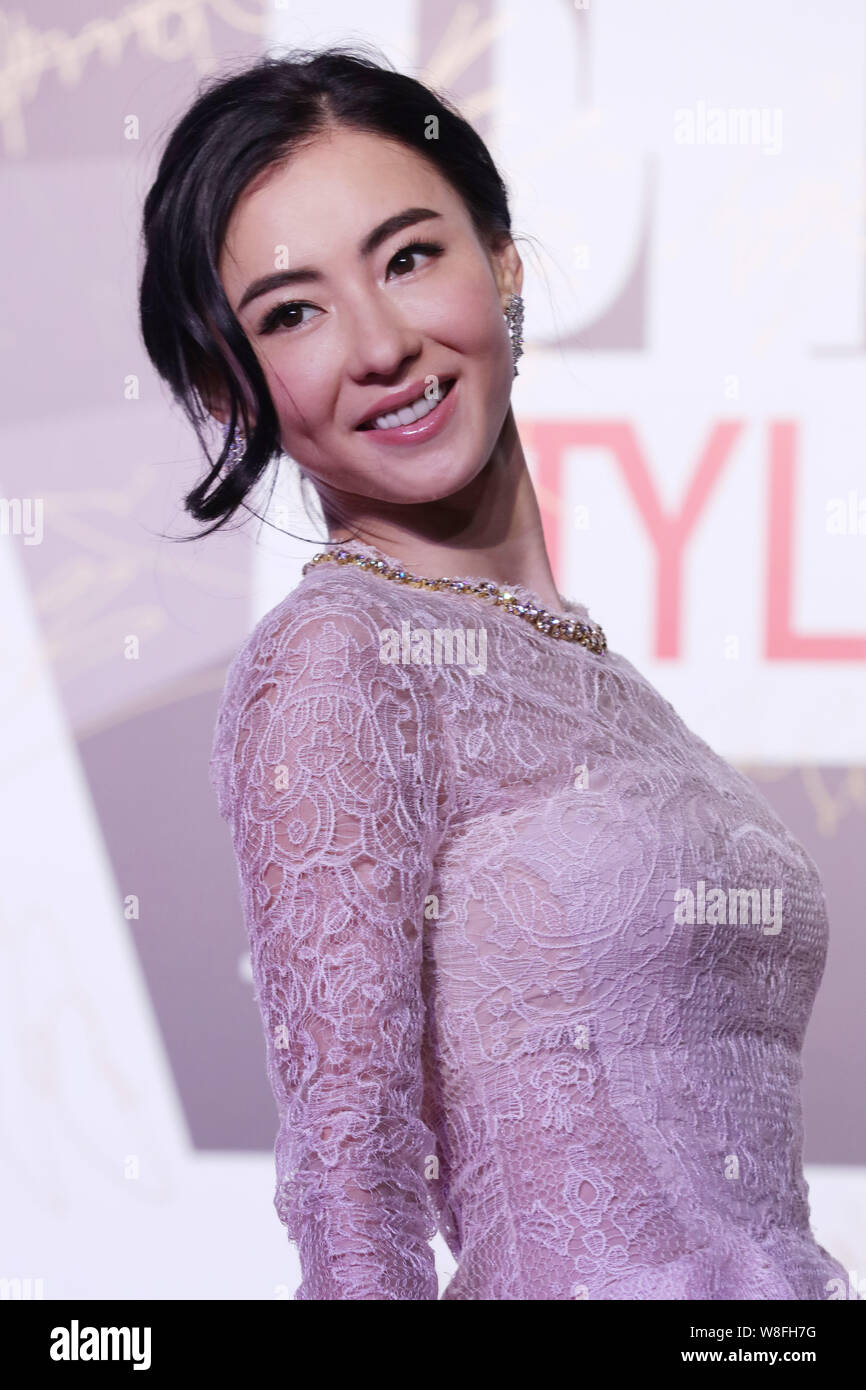 Hong Kong actress Cecilia Cheung arrives at the red carpet for the ...