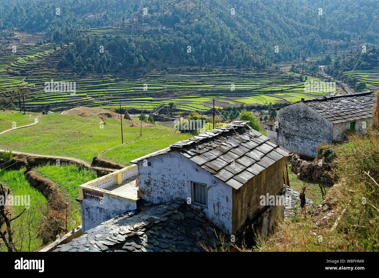 Himalayan houses hi-res stock photography and images - Alamy