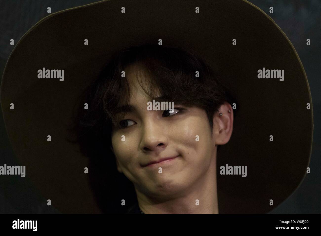 Singer and actor Kim Ki-bum, better known by his stage name Key, of ...