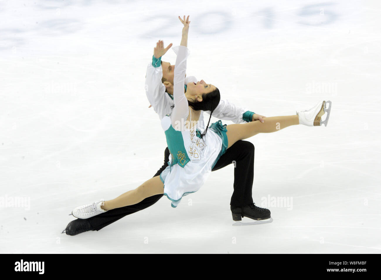 Charlene Guignard and Marco Fabbri of Italy perform during the Ice ...