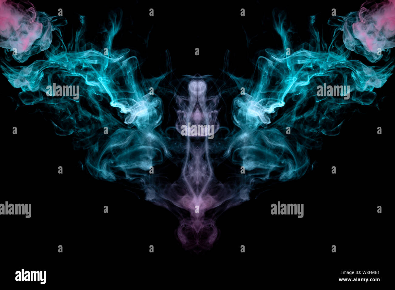 A mystical image of a creature, animal or ghost with wings and a beak ...