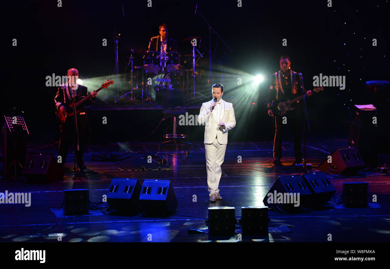 Russian singer Vitaliy Vladasovich Grachov, better known by his stage ...