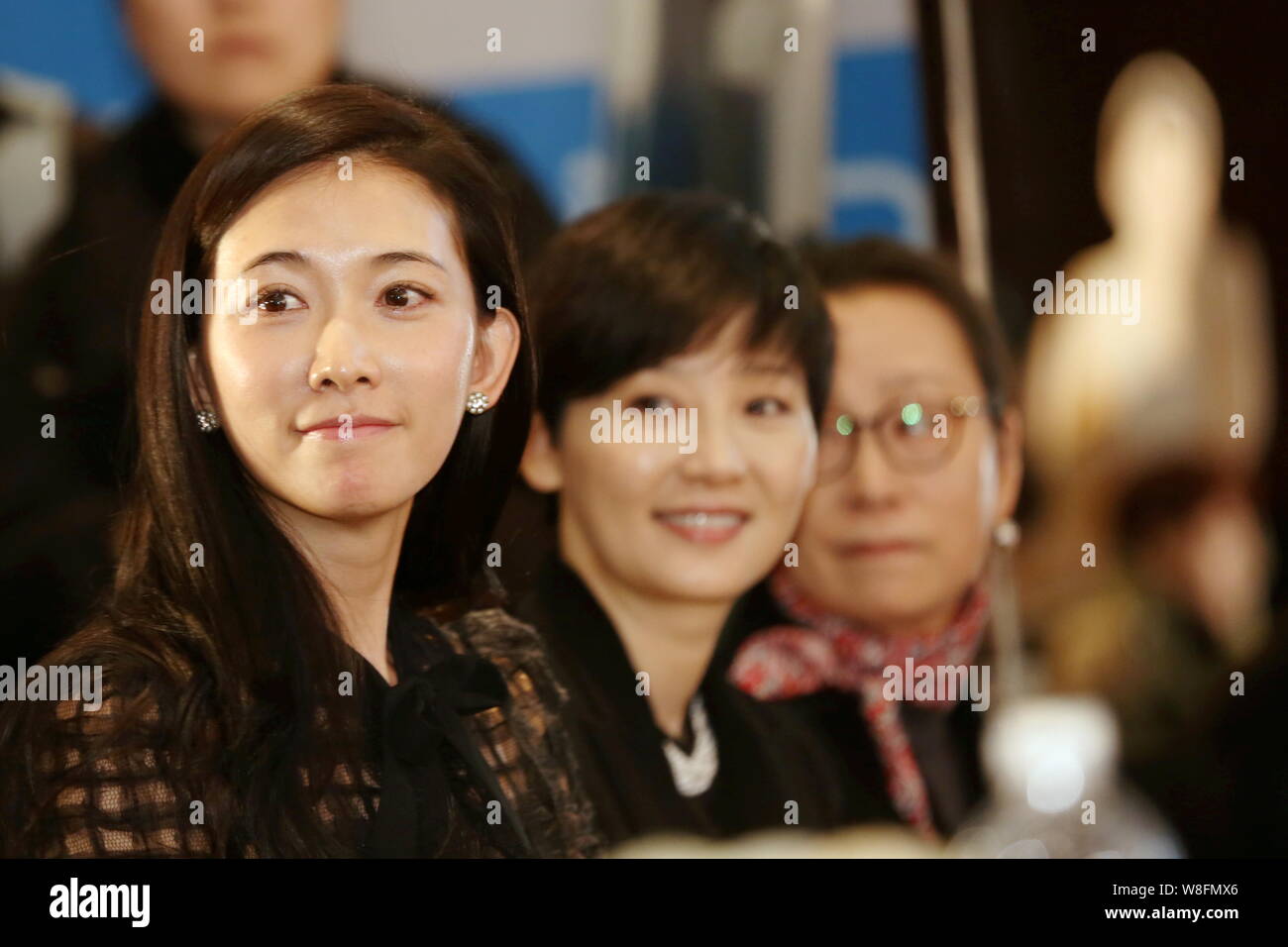 (From left) Taiwanese model and actress Lin Chi-ling, Chinese actresses ...