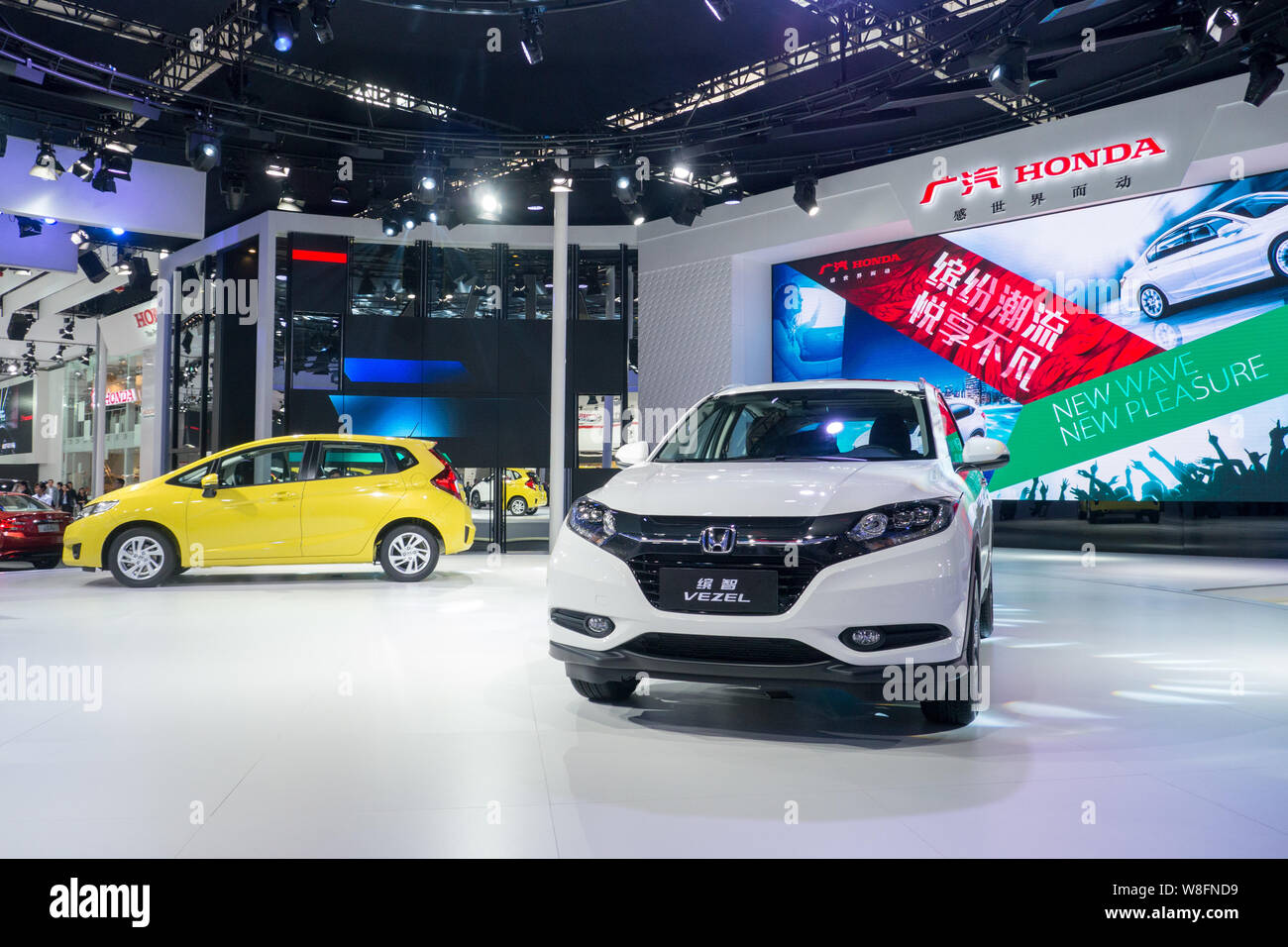 --FILE--A Honda VEZEL of GAC Honda, a joint venture between GAC Group ...