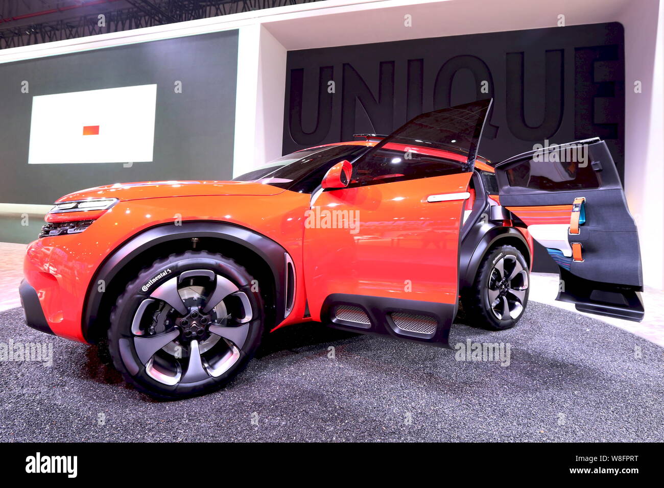 An Air Cross concept car of Citroen is on display during the 16th ...