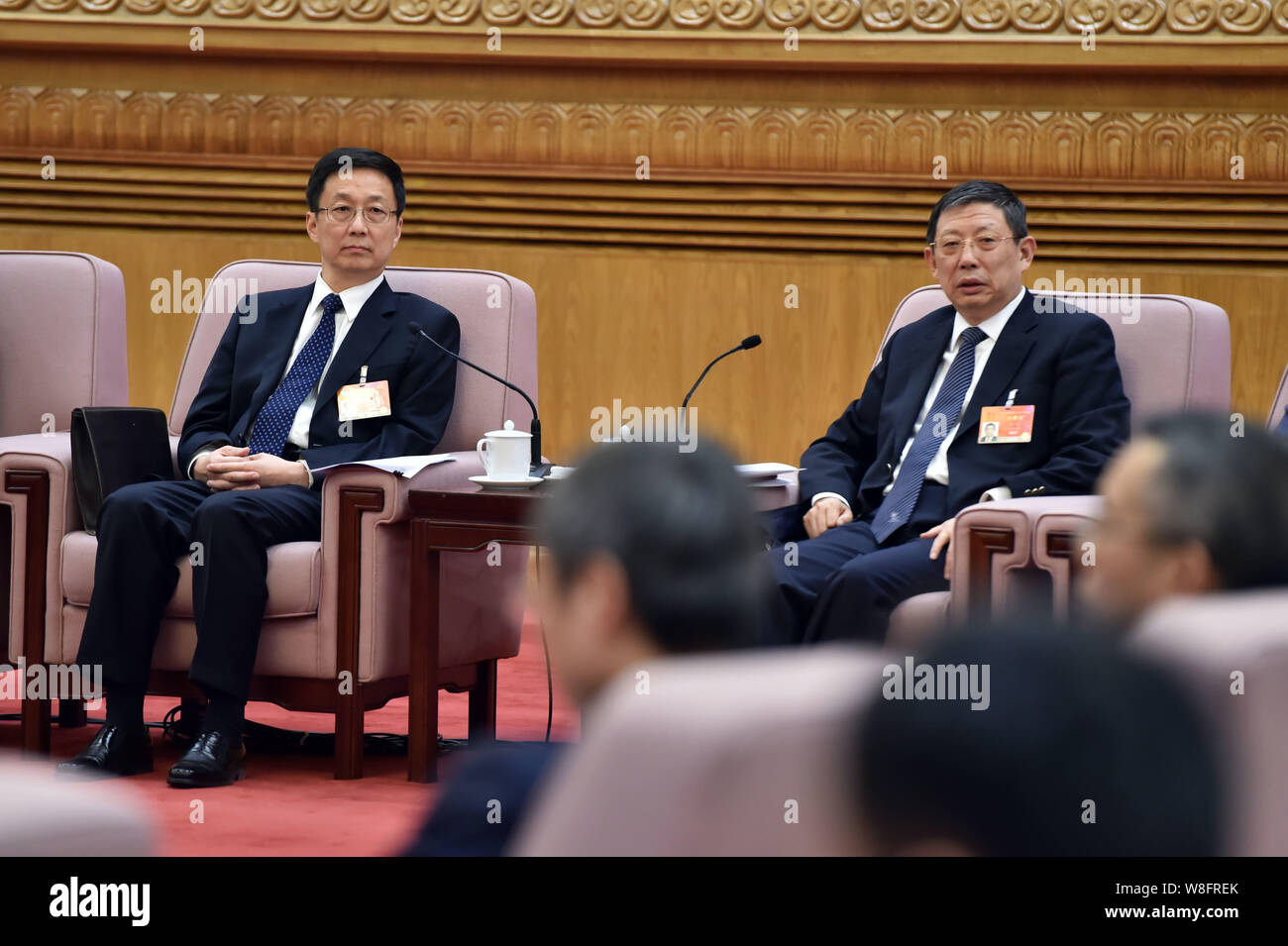 Han Zheng, Secretary of the Shanghai Municipal Committee of the ...