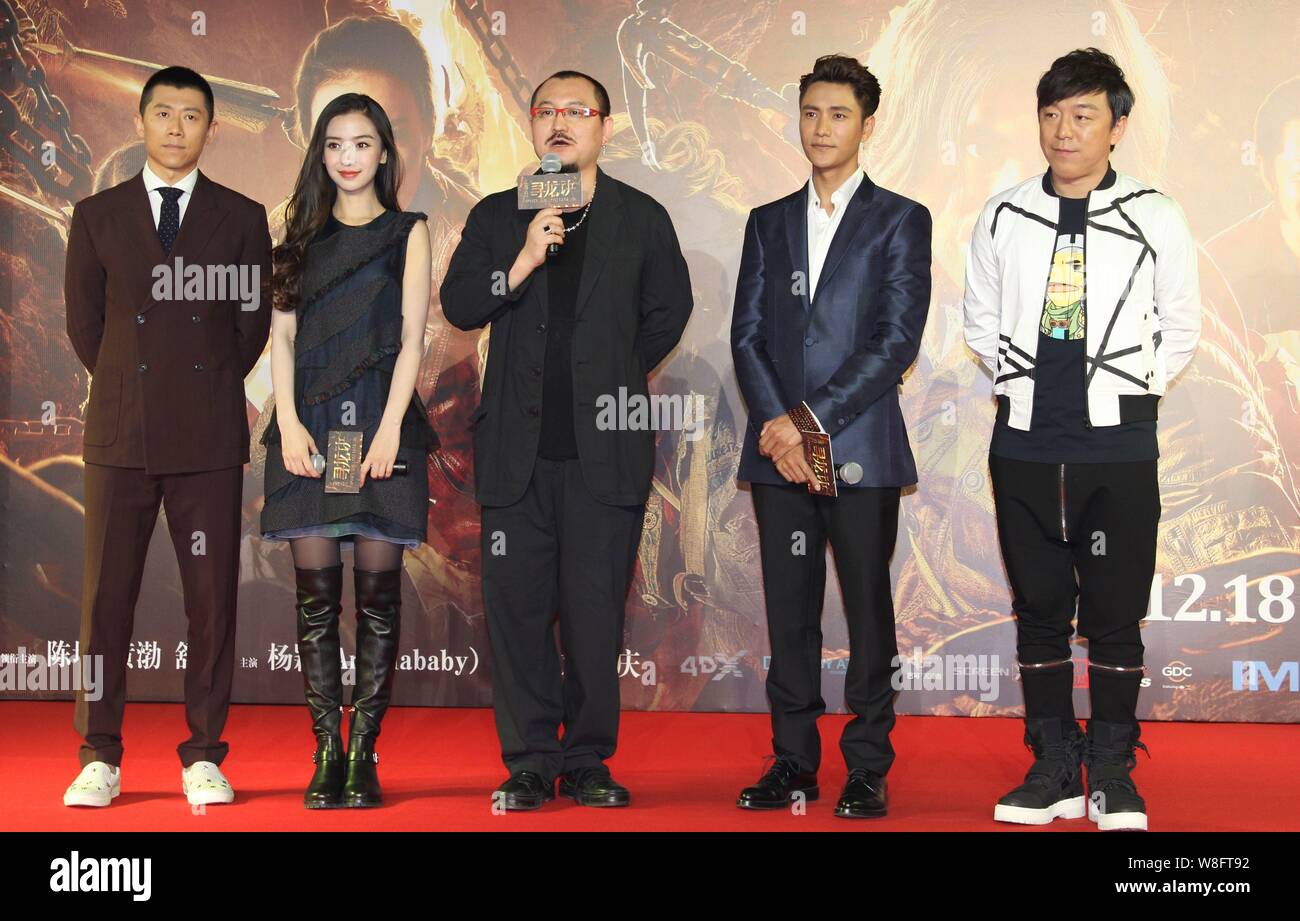 (From left) Chinese actor Xia Yu, Hong Kong model and actress ...