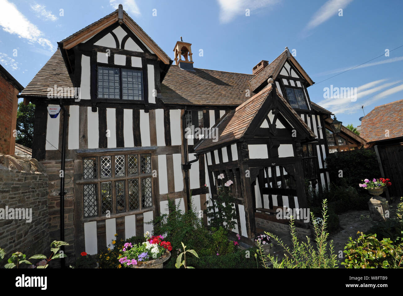 Old Grammar School building in Weobley, Herefordshire Stock Photo - Alamy