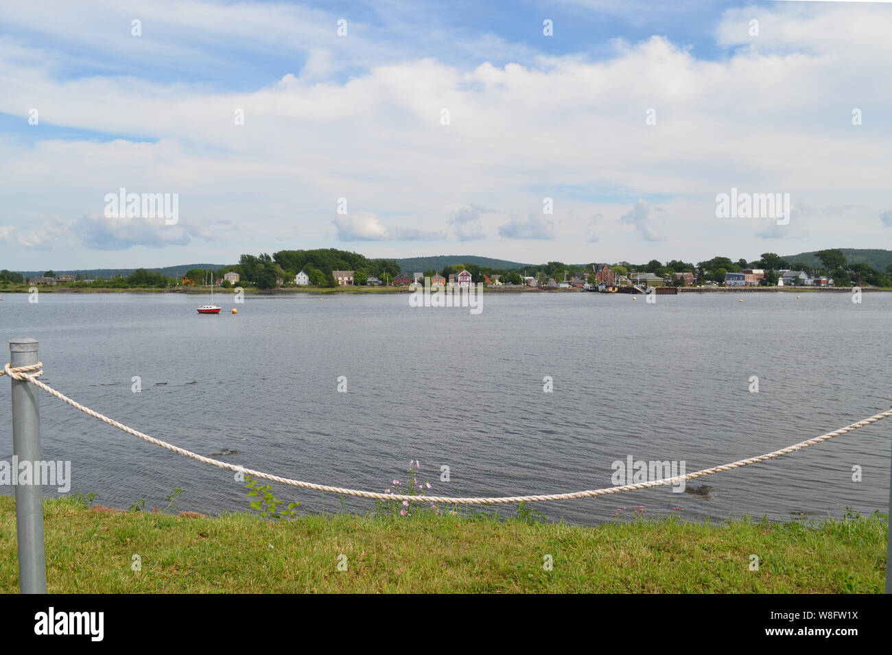 Summer in Nova Scotia: Looking South at Annapolis Royal Across the ...