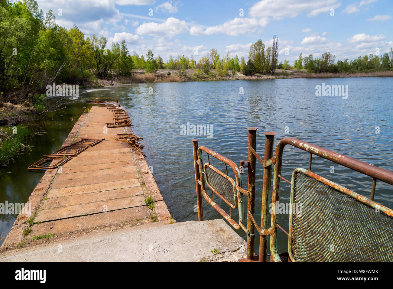 Chernobyl cooling pond hi-res stock photography and images - Alamy