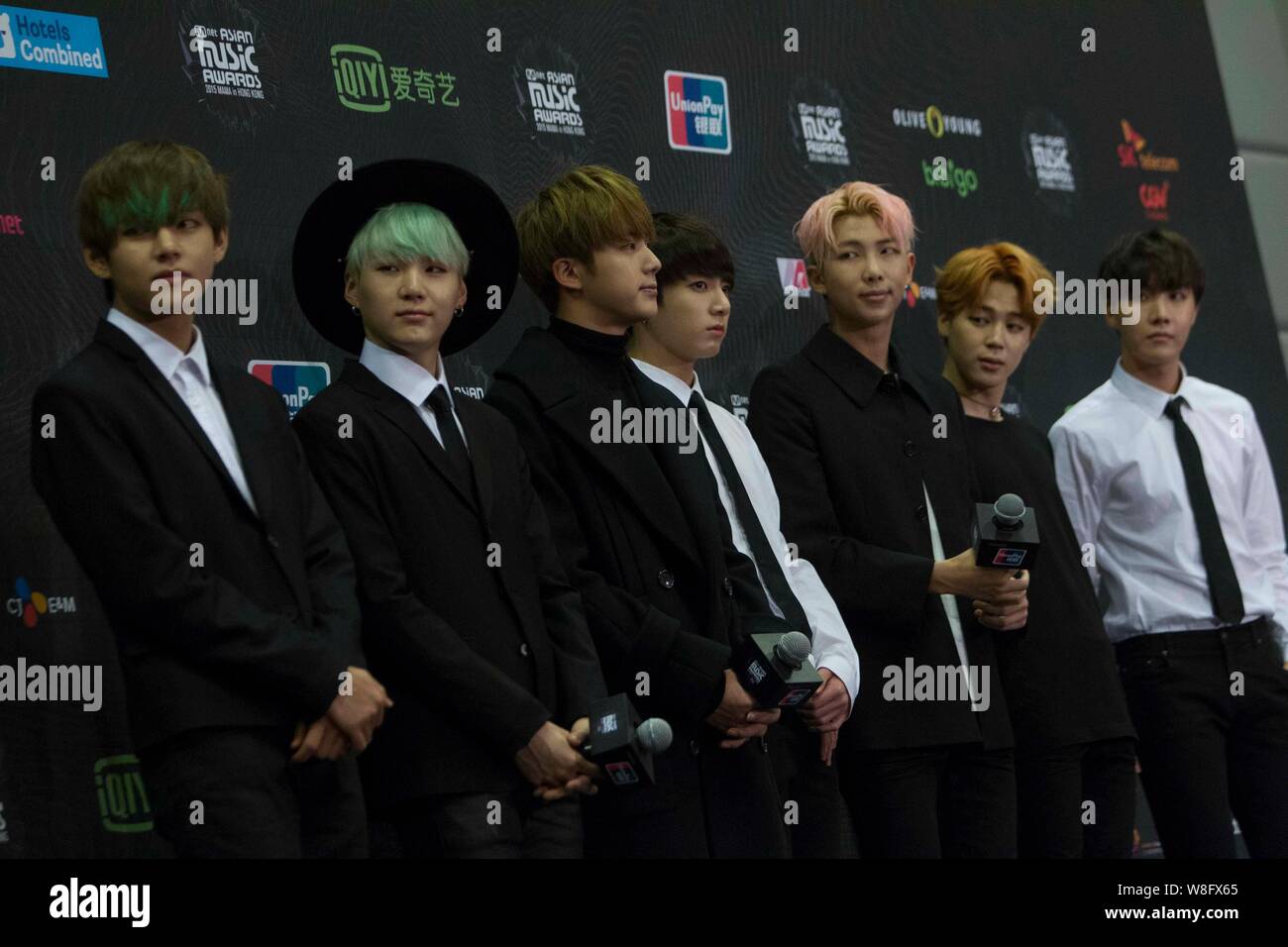 Members of South Korean boy band Bangtan Boys, also known as BTS ...