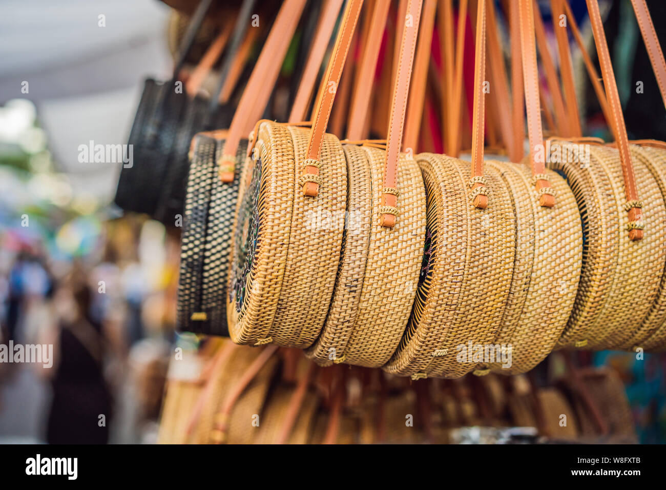 Typical souvenir shop selling souvenirs and handicrafts of Bali at the ...