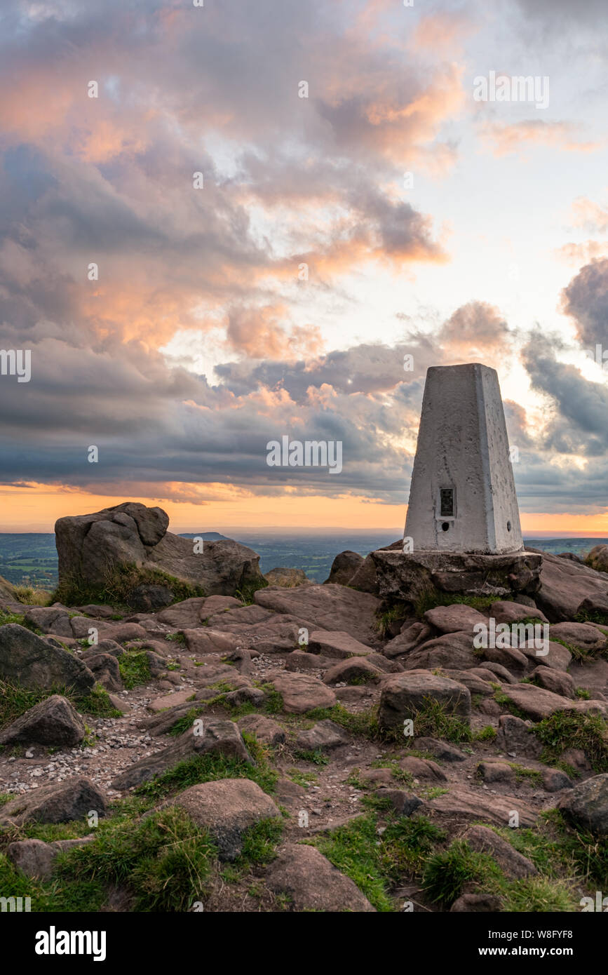 Trig point staffordshire hi-res stock photography and images - Alamy