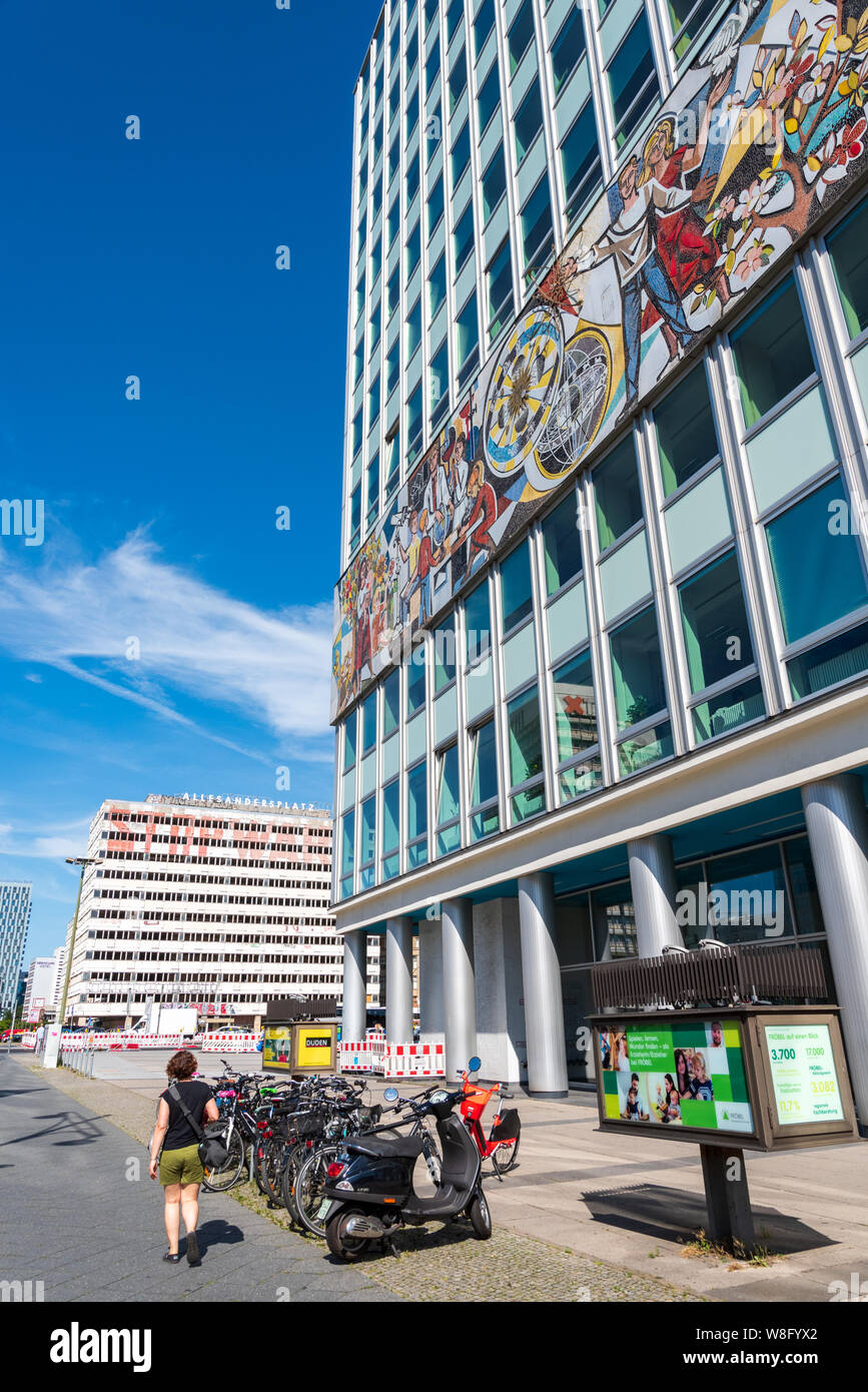 Haus der Statistik, derelict former building of the East German ...