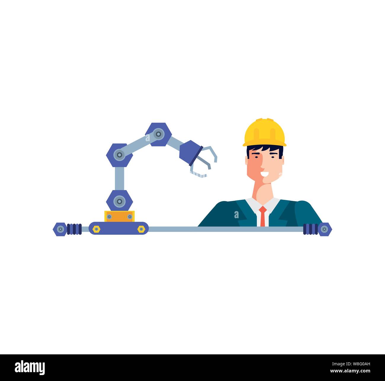 Worker design, Working occupation person job corporate employee and ...