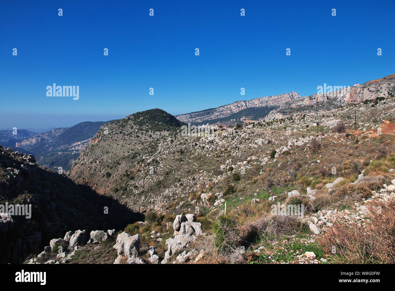 Lebanon Kadisha Valley Cave Monastery High Resolution Stock Photography ...
