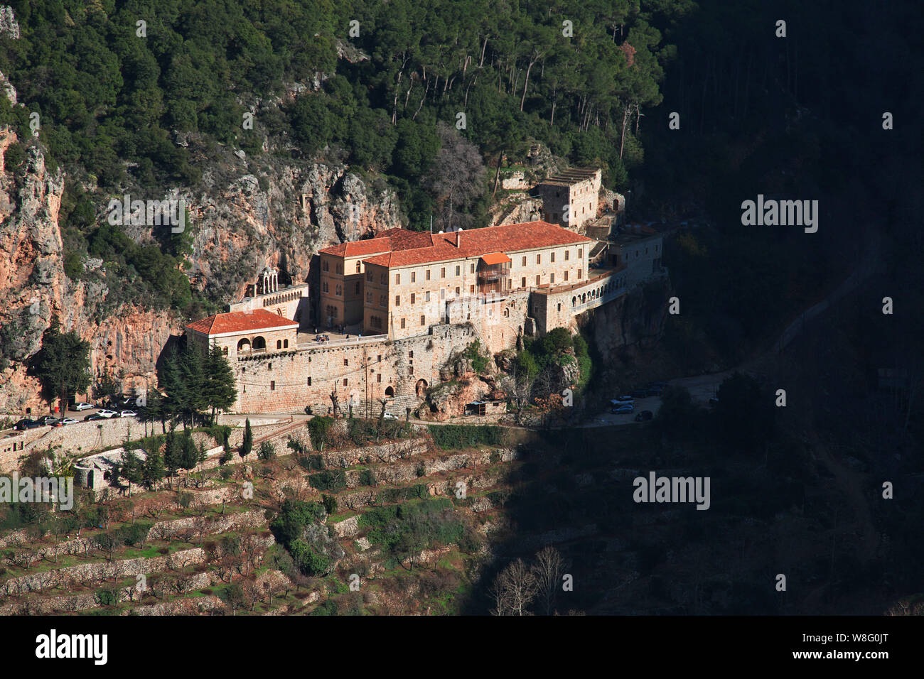 Lebanon Kadisha Valley Cave Monastery High Resolution Stock Photography ...