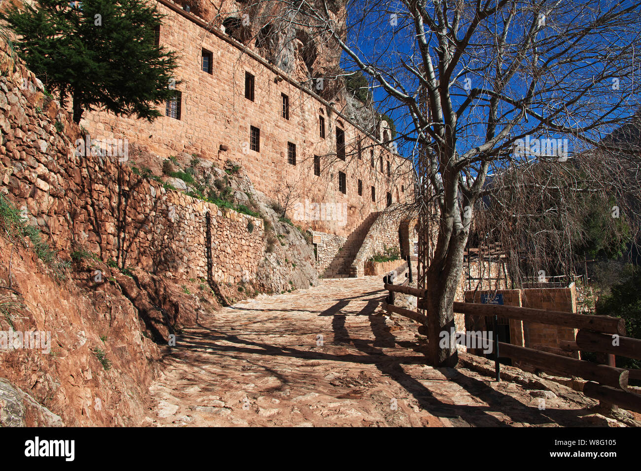 Lebanon kadisha valley cave monastery hi-res stock photography and ...