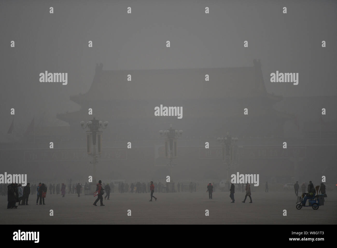 Tiananmen ( smog or smog) hazy hi-res stock photography and images - Alamy