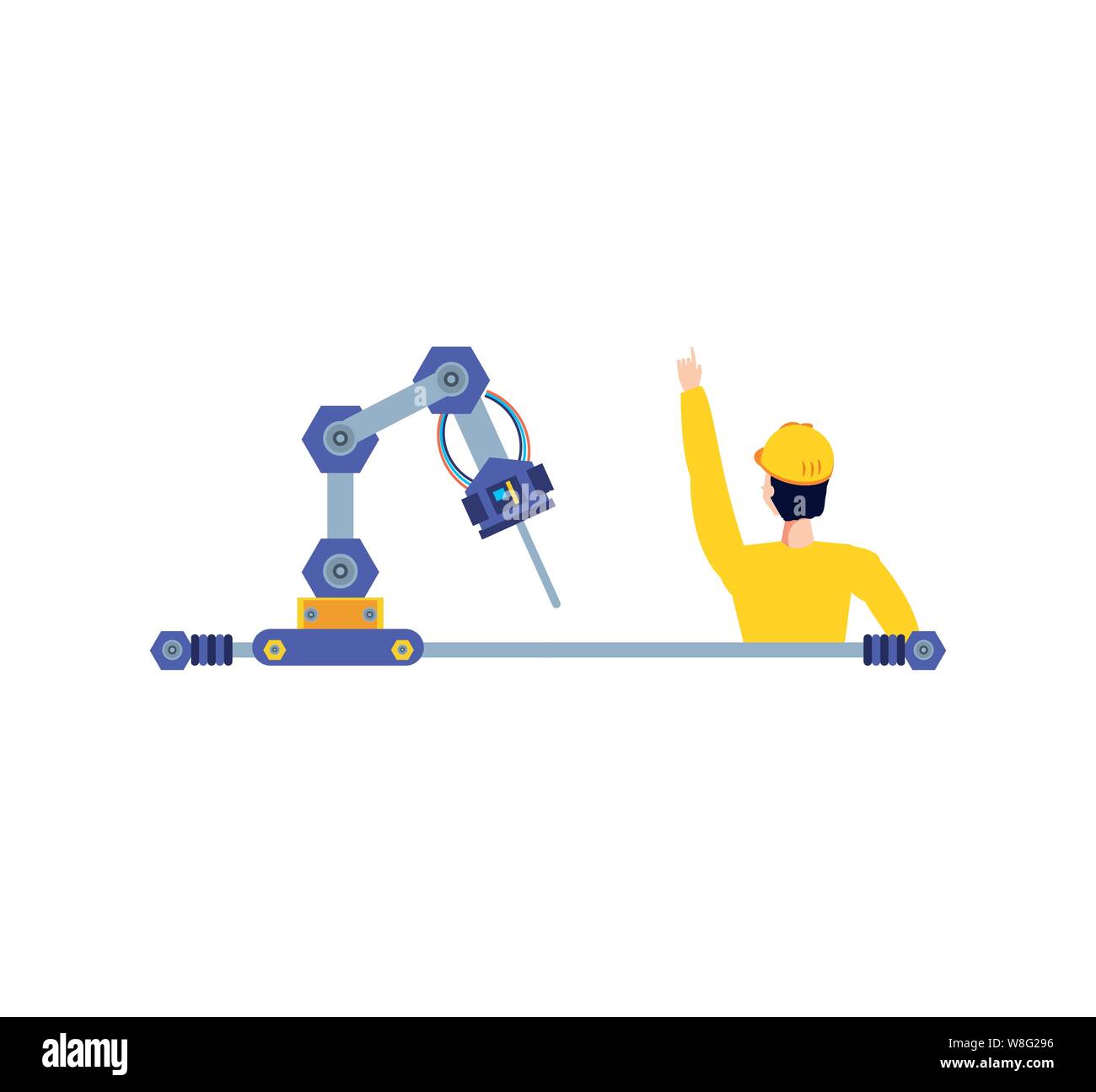 Worker design, Working occupation person job corporate employee and ...