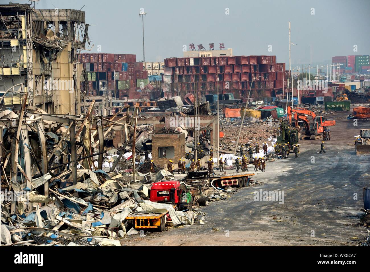 Tianjin explosion hi-res stock photography and images - Alamy