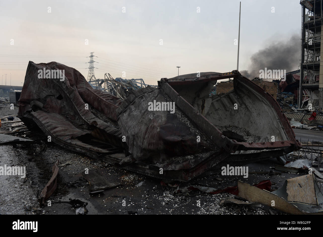 Massive deadly port explosion hi-res stock photography and images - Alamy