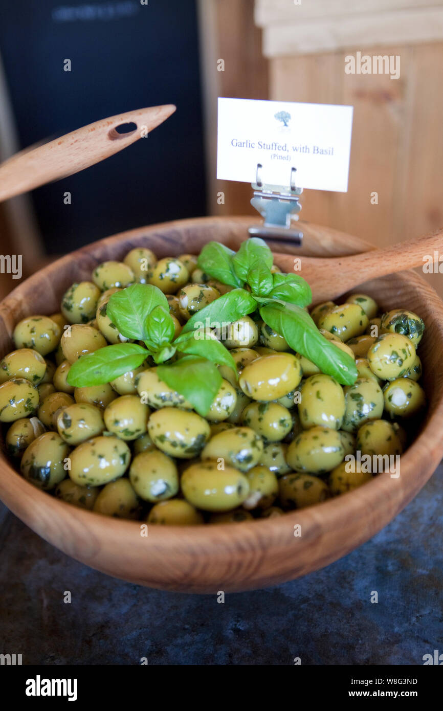 Olives stuffed with chillies hi-res stock photography and images - Alamy