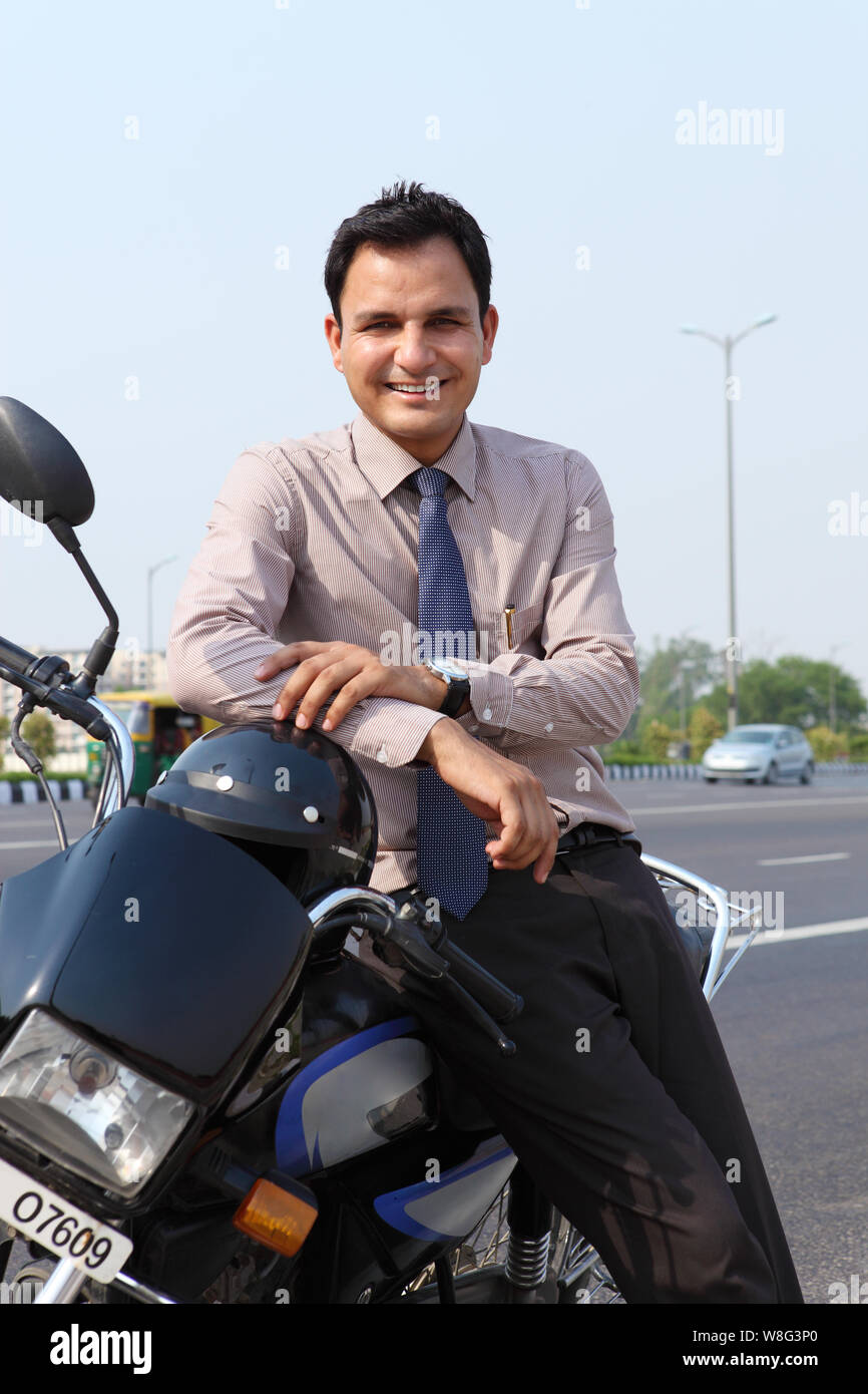 Motorcycle sales man hi-res stock photography and images - Alamy