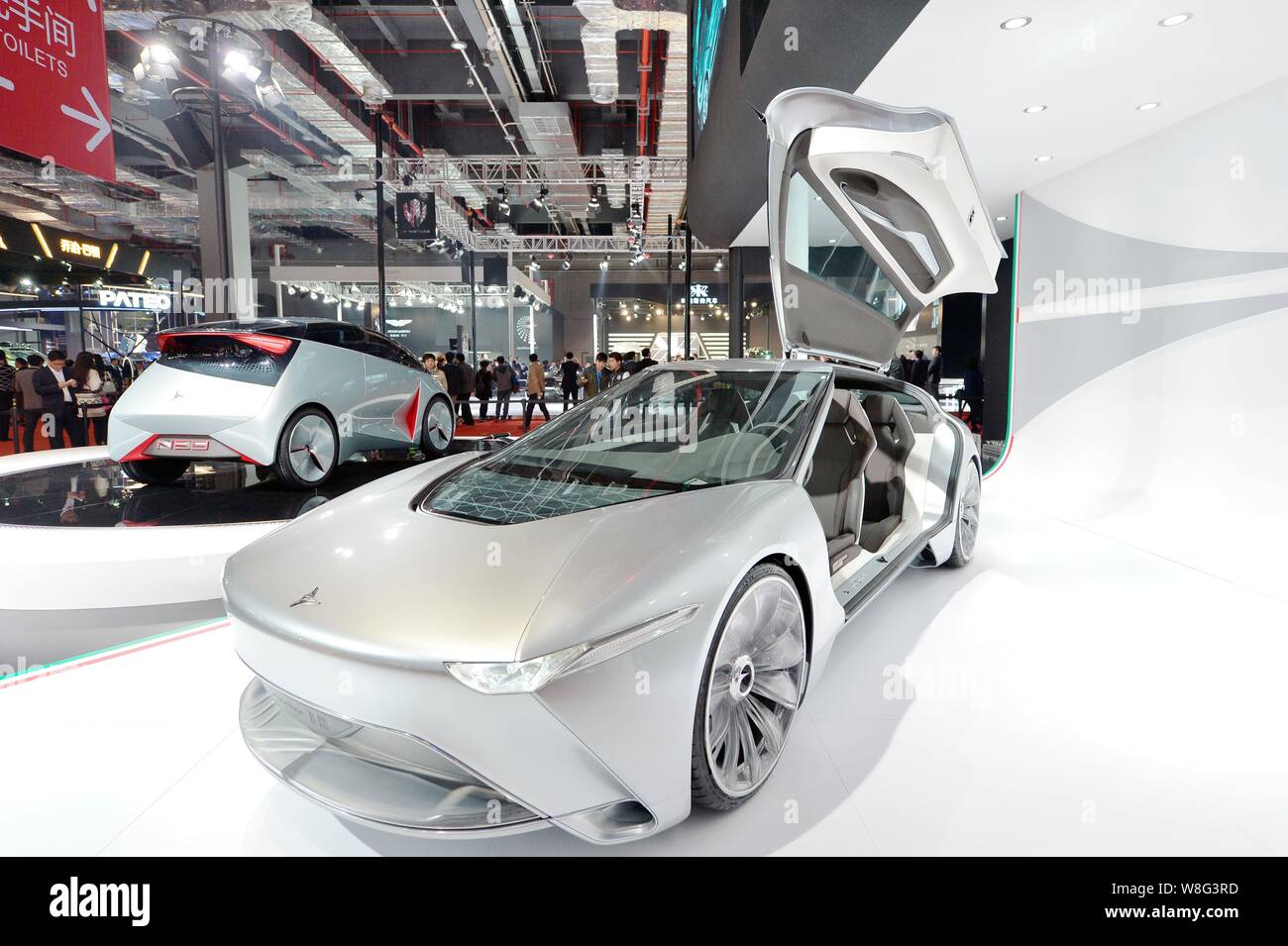 An ICONA Fuselage concept car is on display during the 16th Shanghai ...