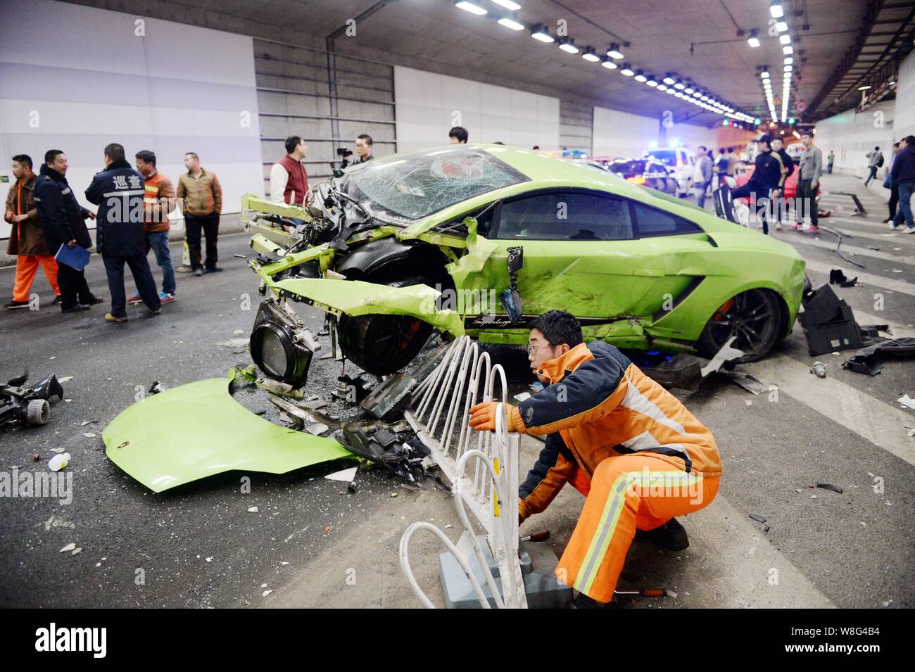 Lamborghini Crash