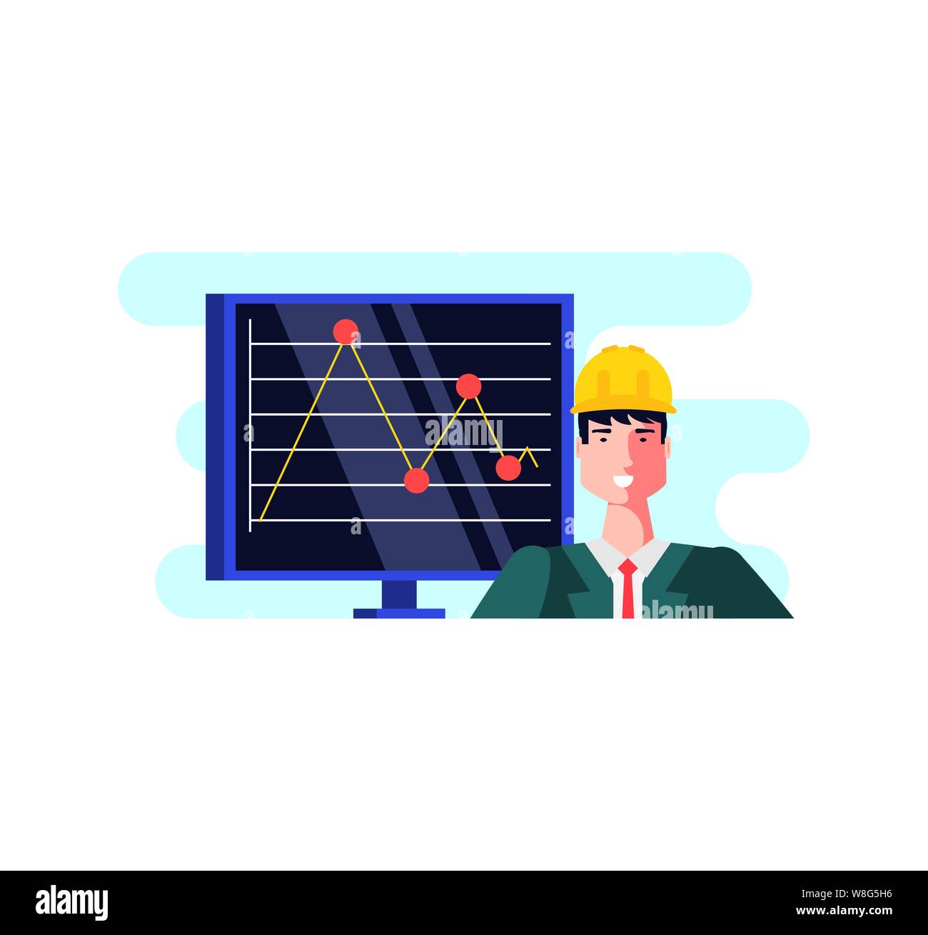 Worker design, Working occupation person job corporate employee and ...