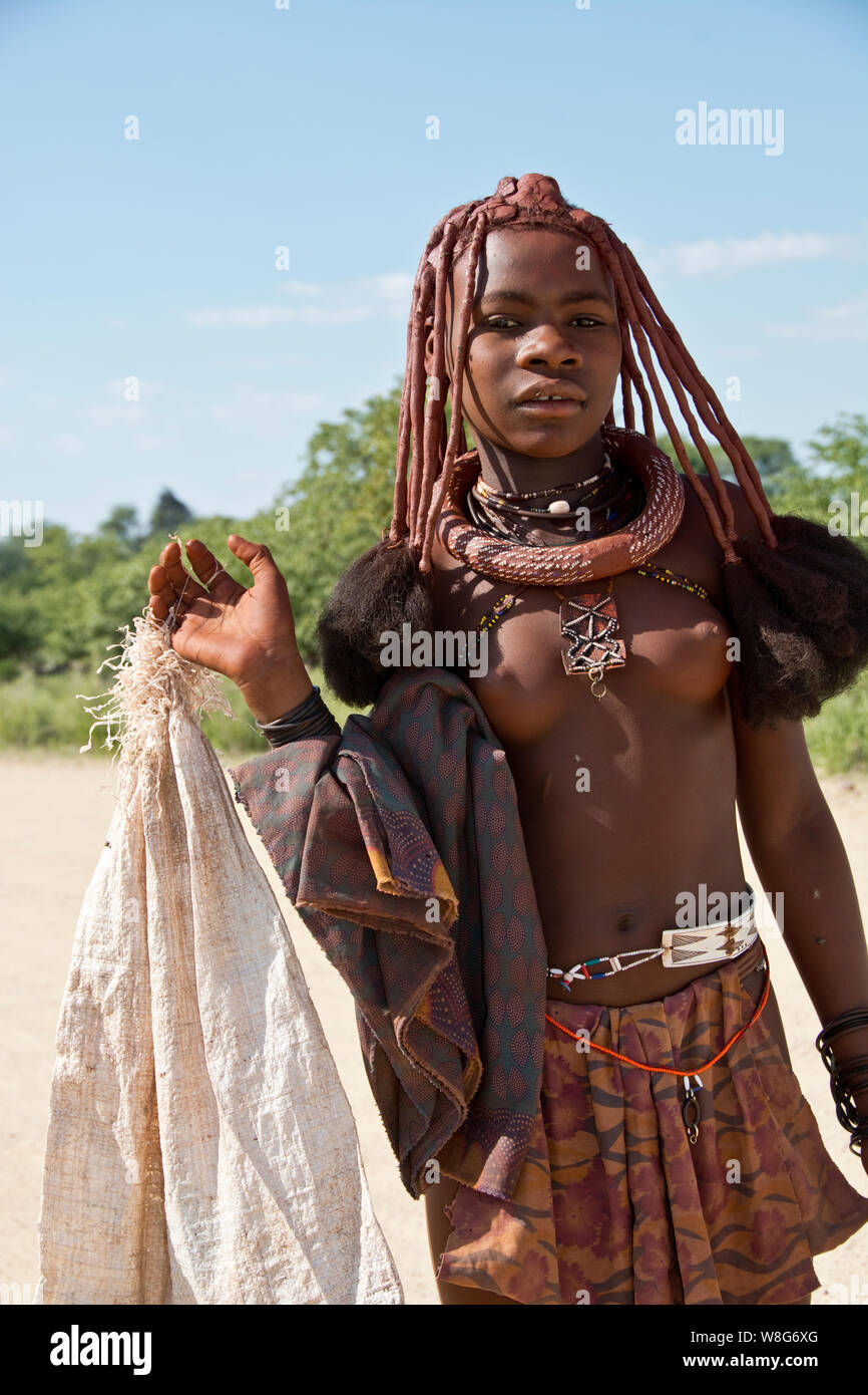 Himba hair style hi-res stock photography and images - Alamy
