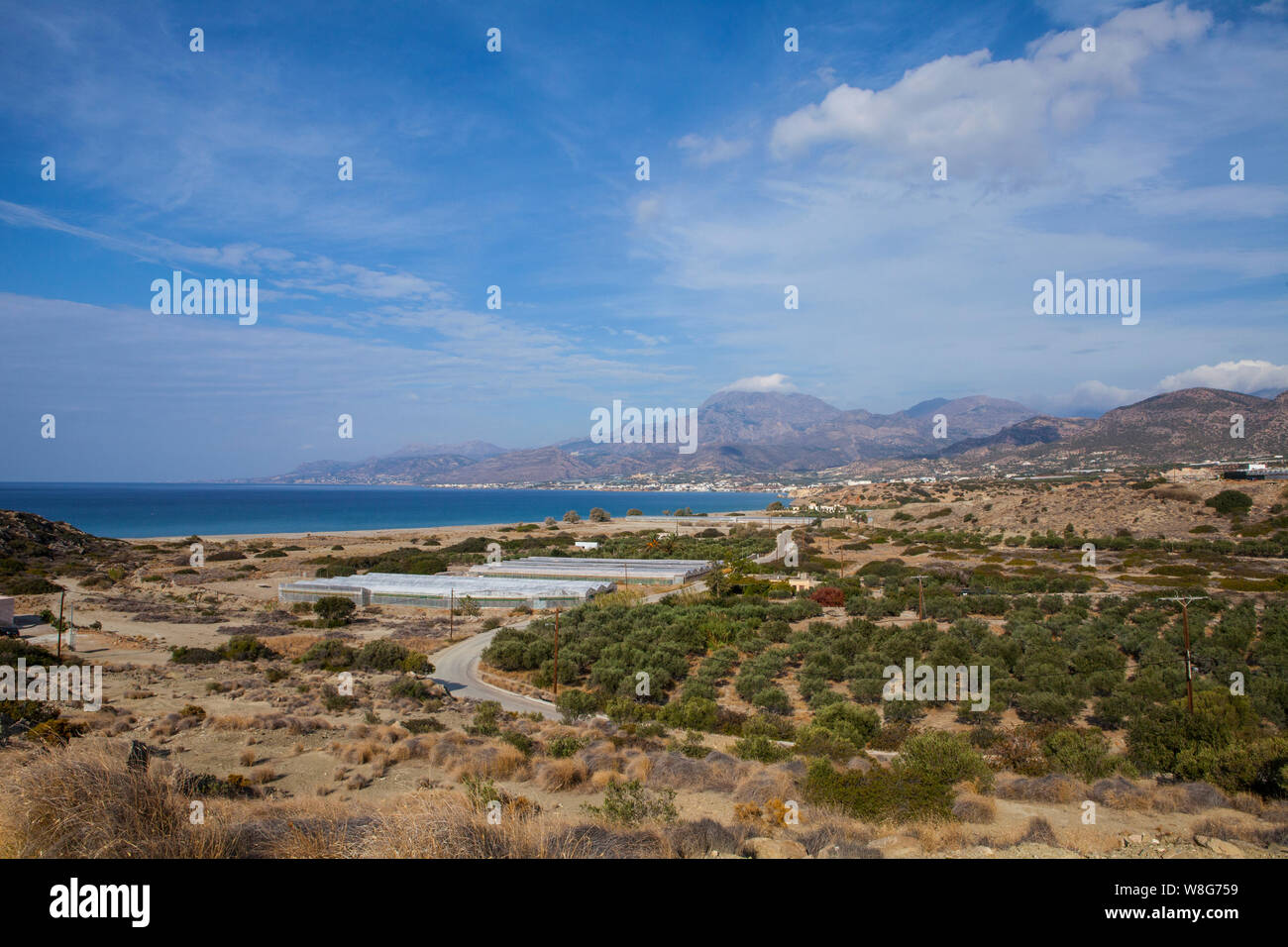 An image of landscape of East Crete, Greece Stock Photo - Alamy