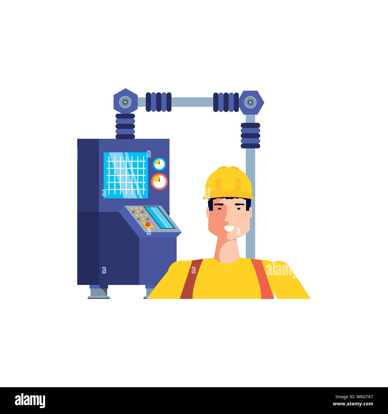 Worker design, Working occupation person job corporate employee and ...