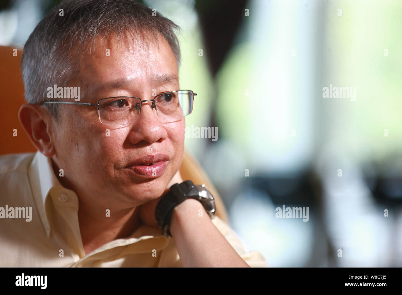 --FILE--Qiu Ciyun, Chairman and CEO of Semiconductor Manufacturing ...