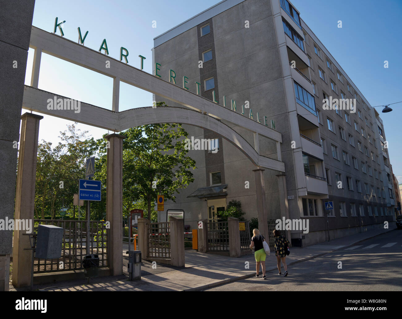 Social housing apartment complex in Stockholm,Sweden Stock Photo - Alamy
