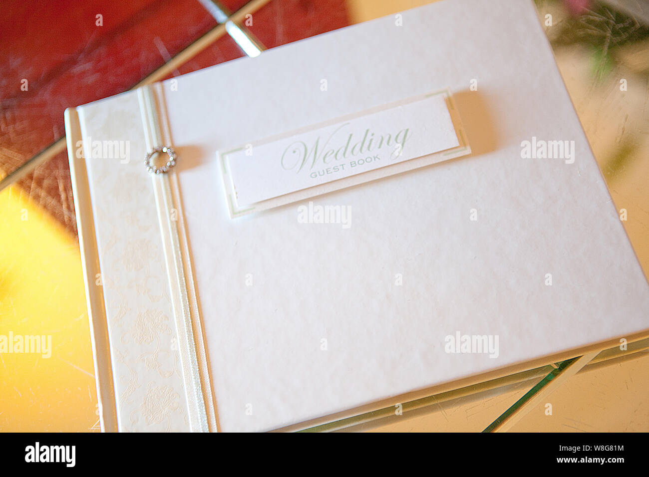 Wedding Guest Book Stock Photo - Alamy