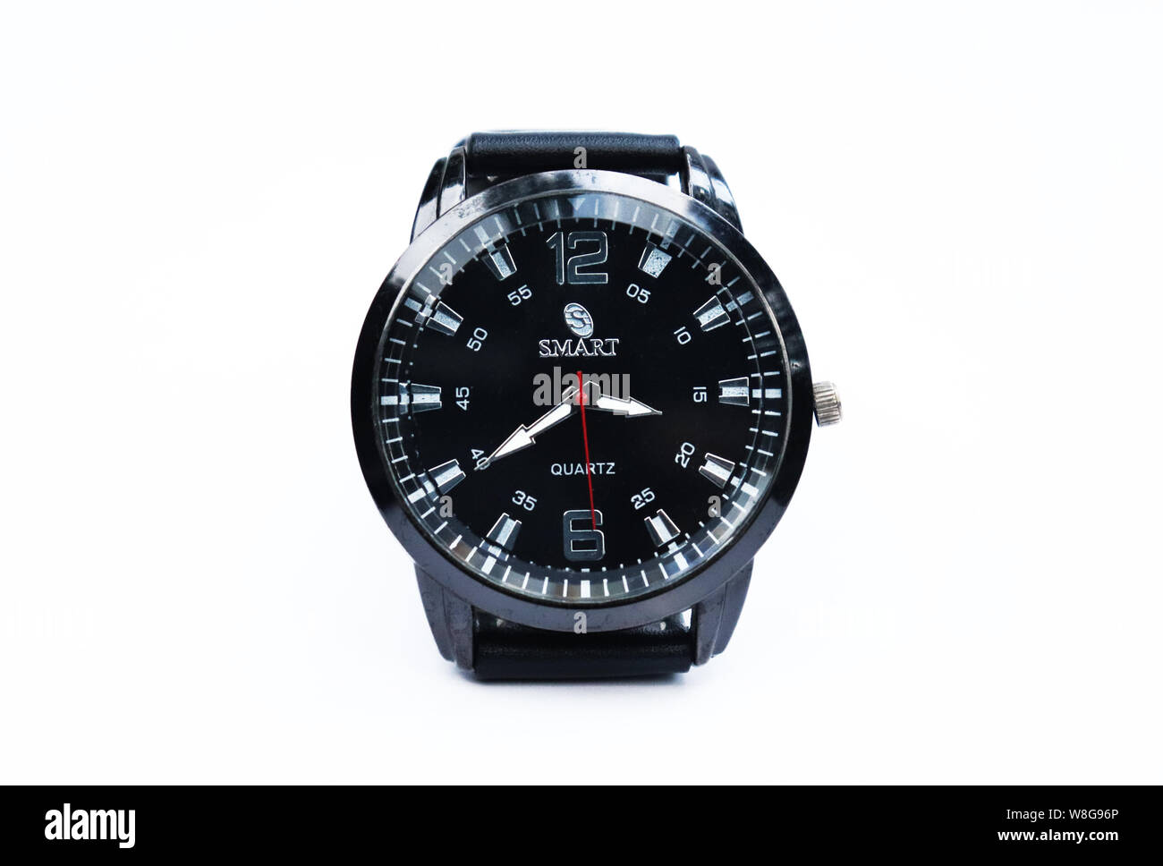 Men's watch isolated on a white background Stock Photo - Alamy