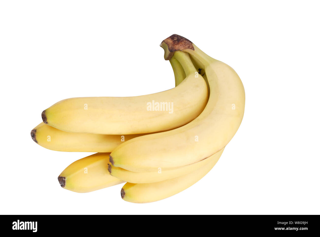 many yellow banana isolated Stock Photo - Alamy