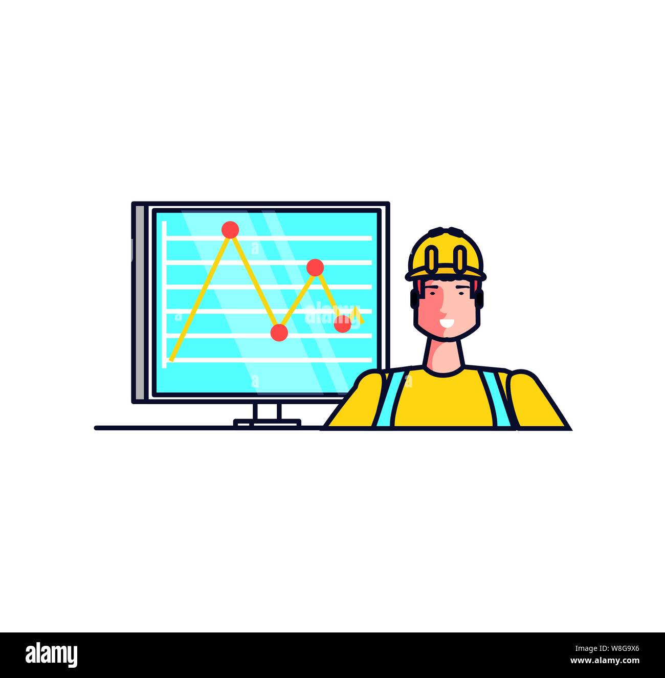 Worker design, Working occupation person job corporate employee and ...