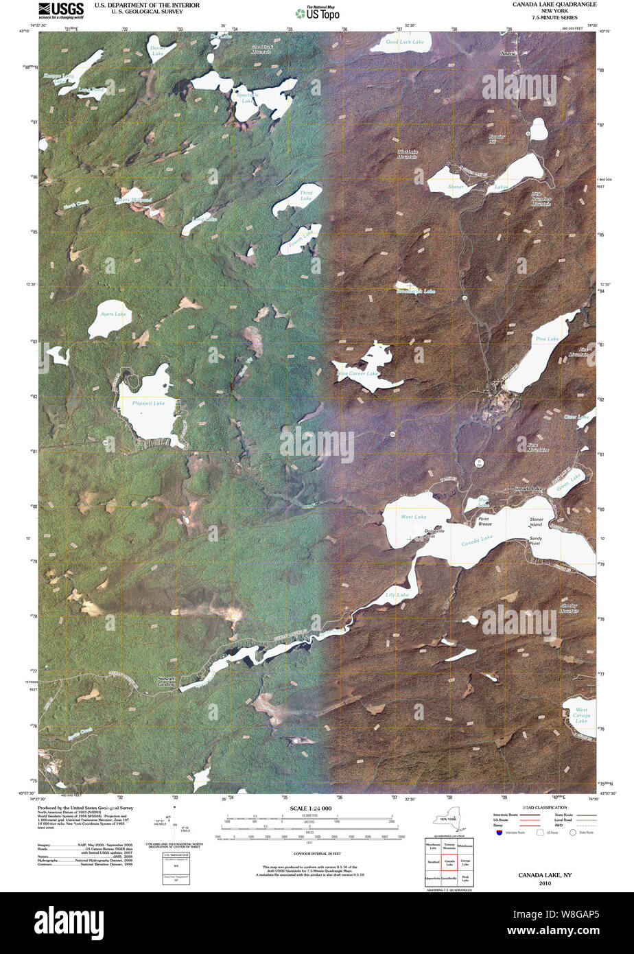 This image map depicts geographic features on the surface of the earth ...