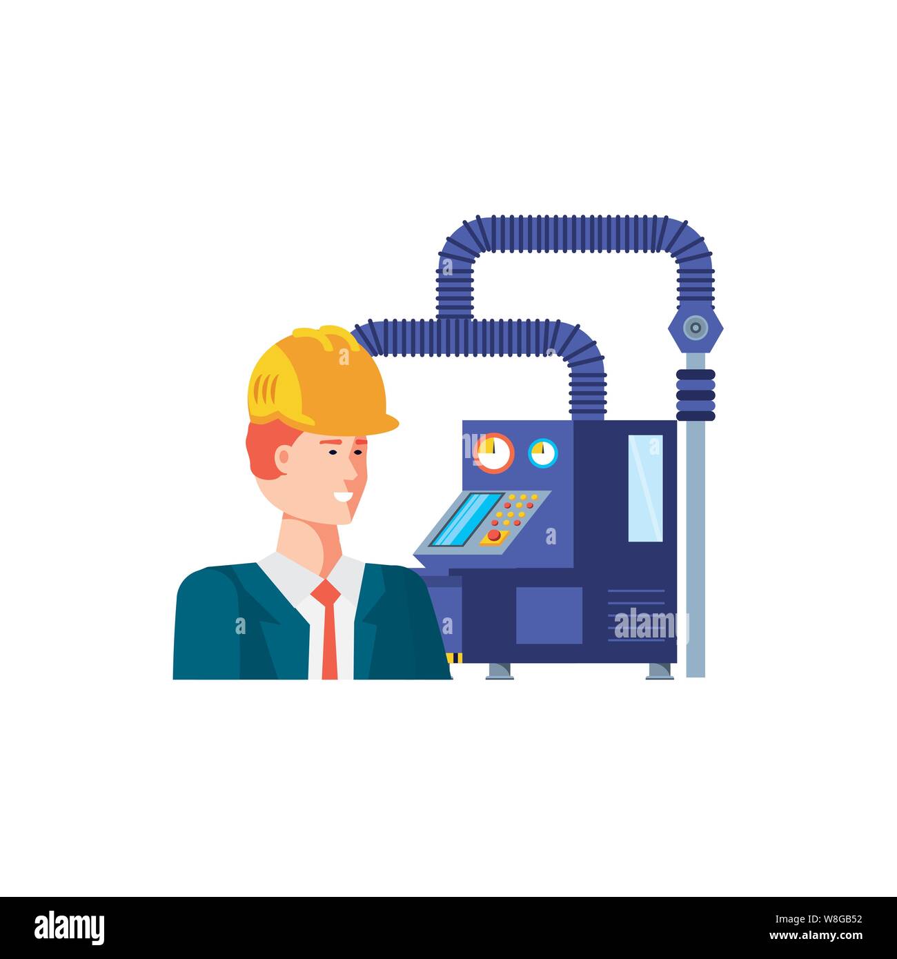 Worker design, Working occupation person job corporate employee and ...