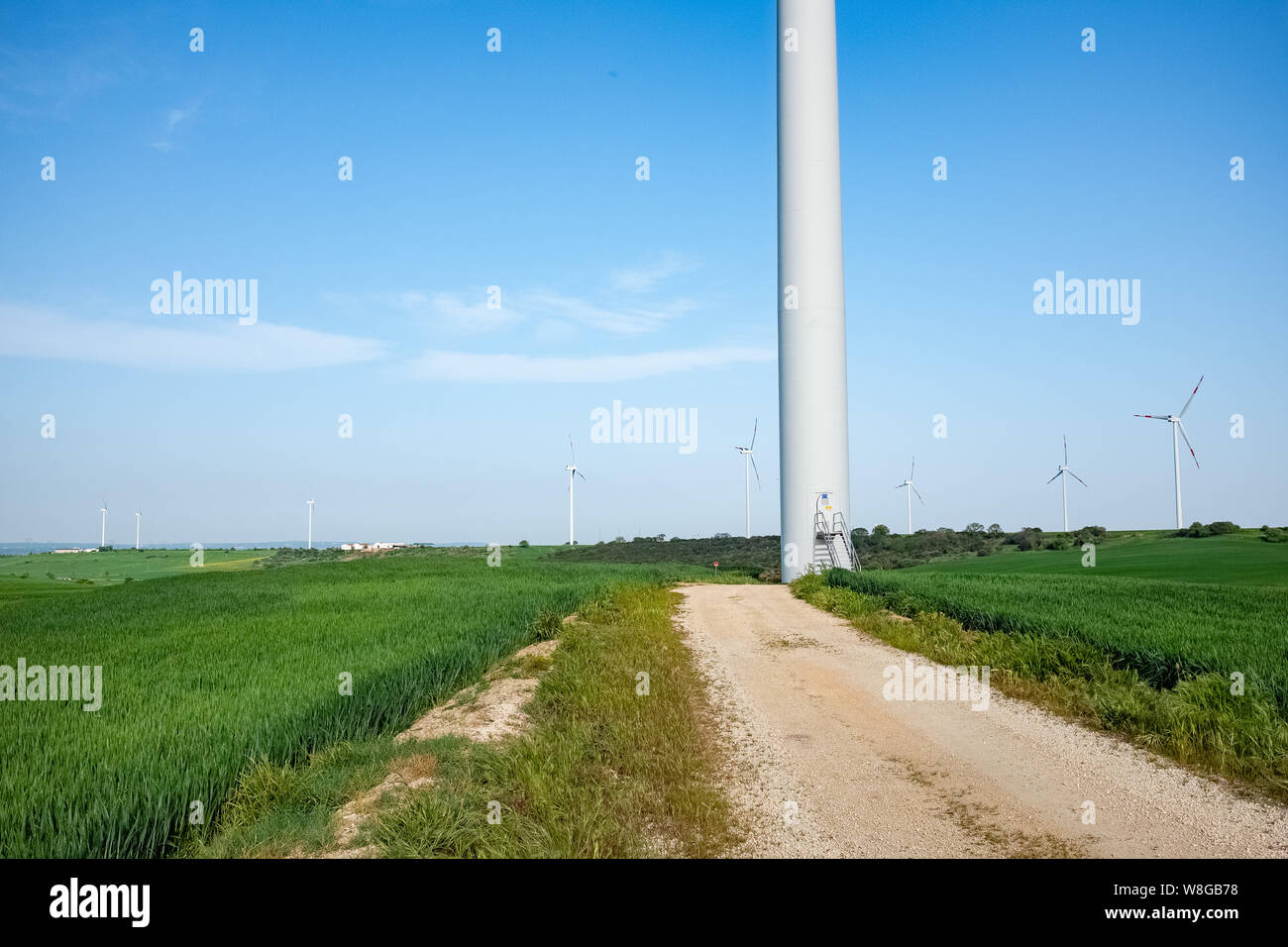 Wind turbine puglia italy hi-res stock photography and images - Alamy