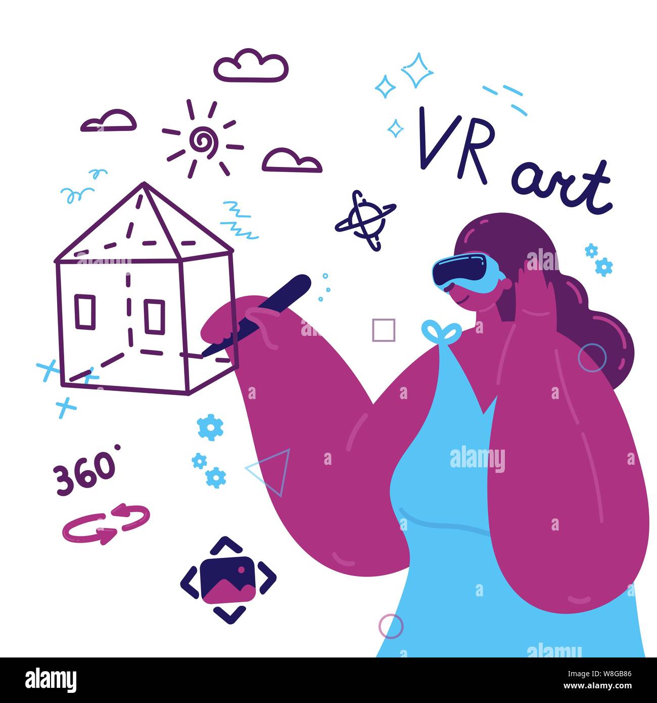 Reality stars Stock Vector Images - Alamy