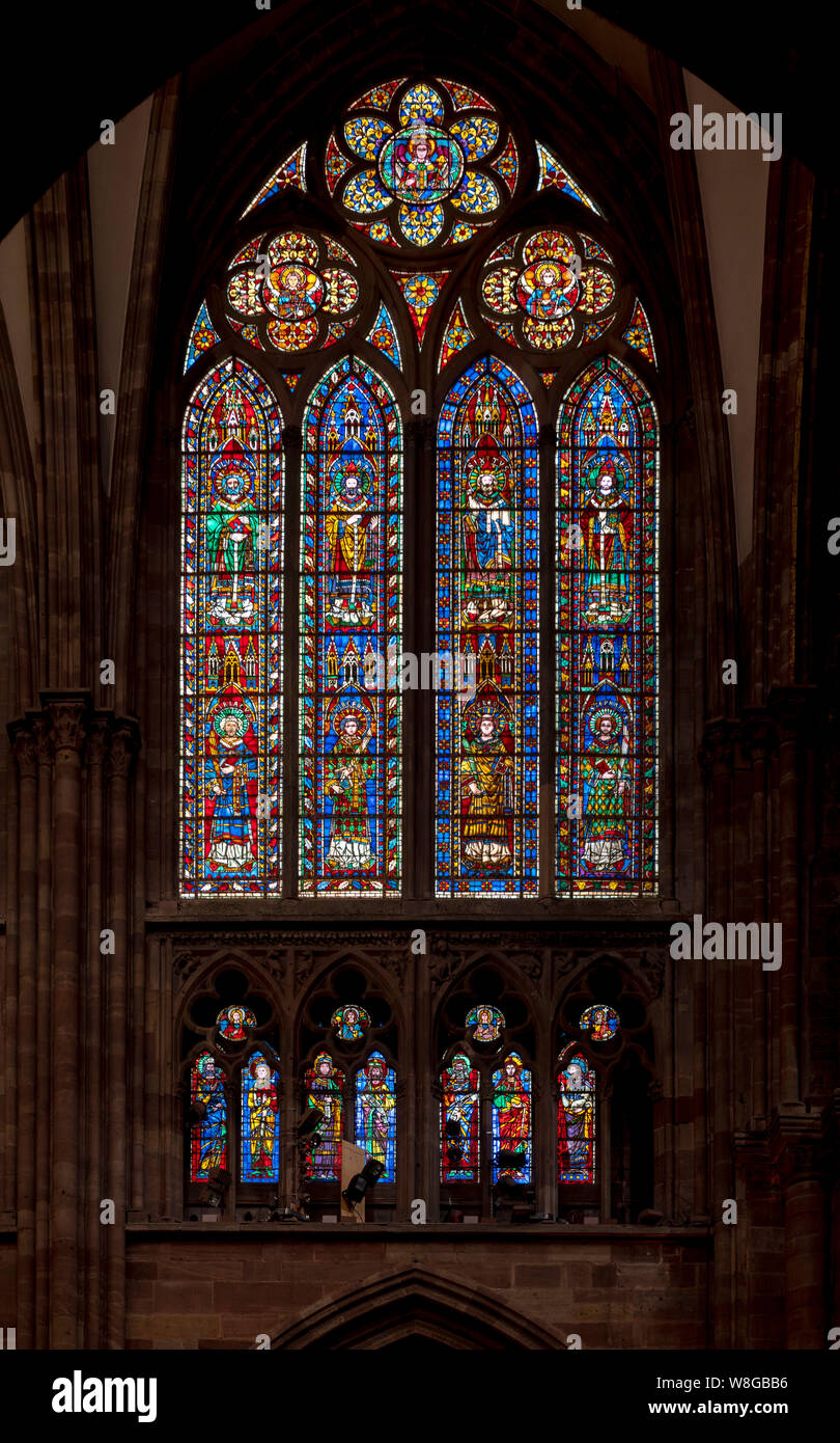Straßburger Münster, Cathédrale Notre-Dame de Strasbourg, Nördliches ...