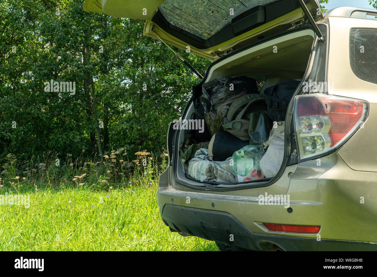 Rear boot tent hi-res stock photography and images - Alamy