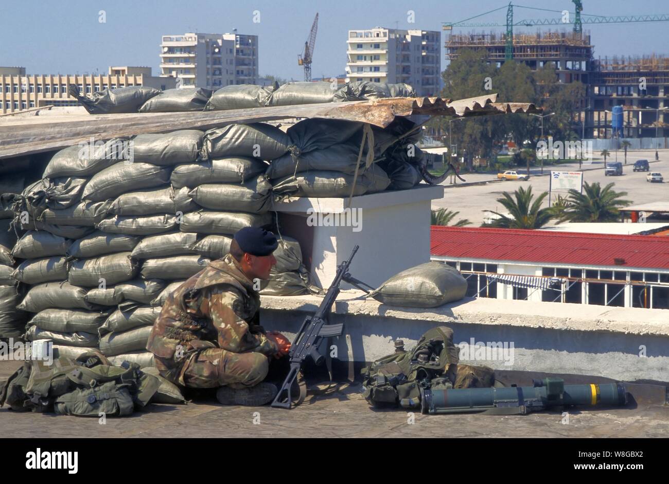 Vlore, Albania, operation Alba of Italian Armed Forces after the civil ...